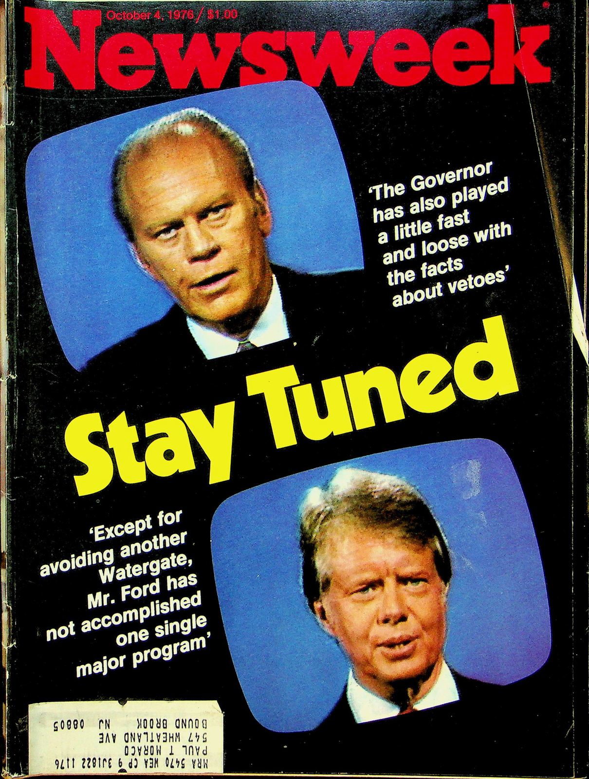 Newsweek Magazine October 4 1976 The Debates: Stay Tuned Y | eBay