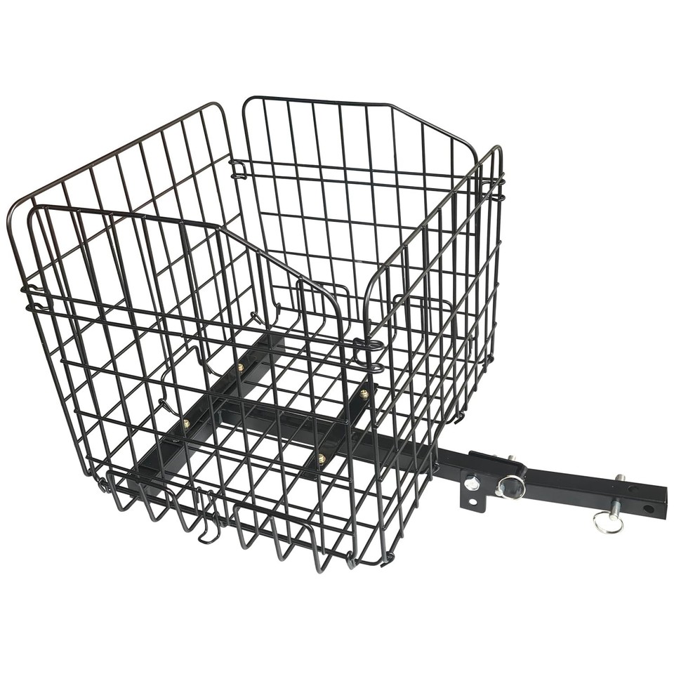 Mobility Scooter Rear Basket, Foldable Heavy Duty Metal Accessory ...
