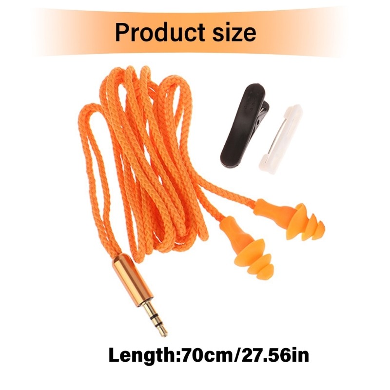 Earplug Headphones For Work Safety Earbuds Headphones Earplugs For ...