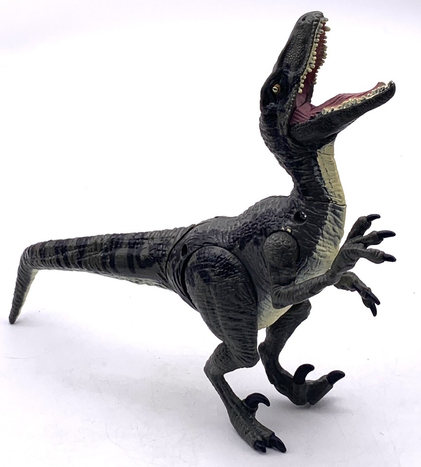 Jurassic World Blue Velociraptor Dinosaur Growler Sounds Roars Light Up ...