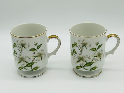 Vintage Lefton Stemmed Mugs | eBay