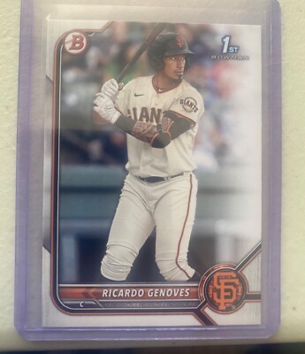 2022 Bowman Paper Prospect #BP-60 Ricardo Genoves - San Francisco ...