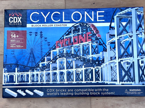 CDX Blocks Cyclone Roller Coaster Building Brick System Brand New! 900 ...