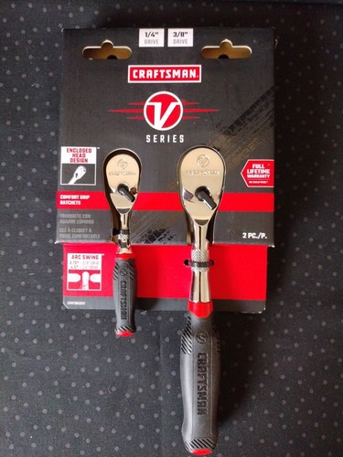 CRAFTSMAN V-SERIES Ratchets, 1/4 And.3/8 Drive Comfort Grip Ratchets ...