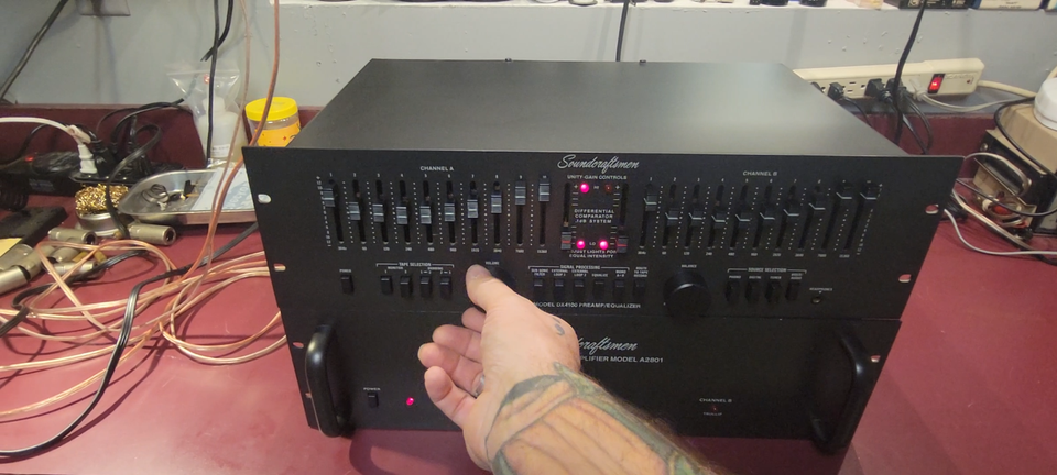 Soundcraftsmen A2801 Mosfet Stereo Amplifier ~ 125w x 2 ~WATCH Video ...