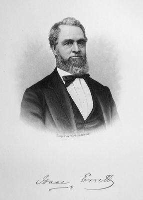 ISAAC ERRETT Ohio Reverend & Newspaper Editor - 1883 SUPERB Portrait ...