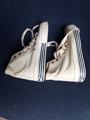 Pro Keds men size 4 women size 5.5 hitop white and navy | eBay