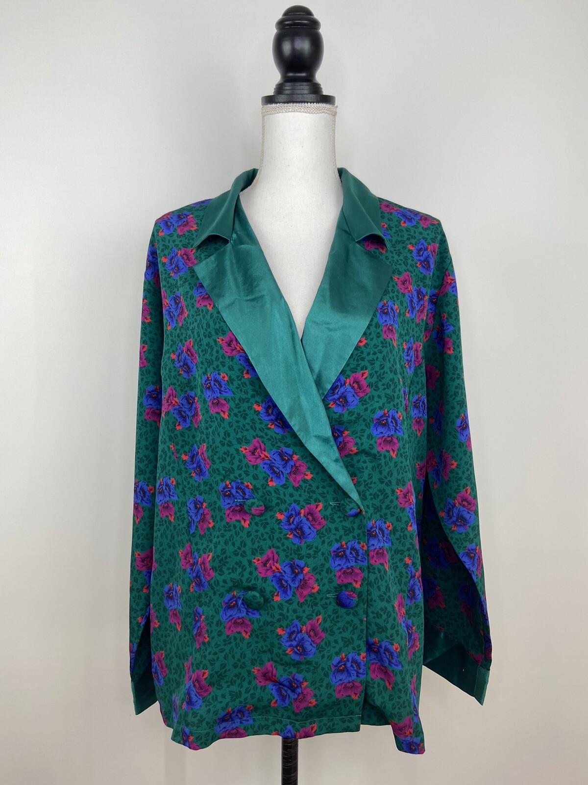 Vintage Victorias Secret Lounge Sleep Pajama Jacket F… - Gem