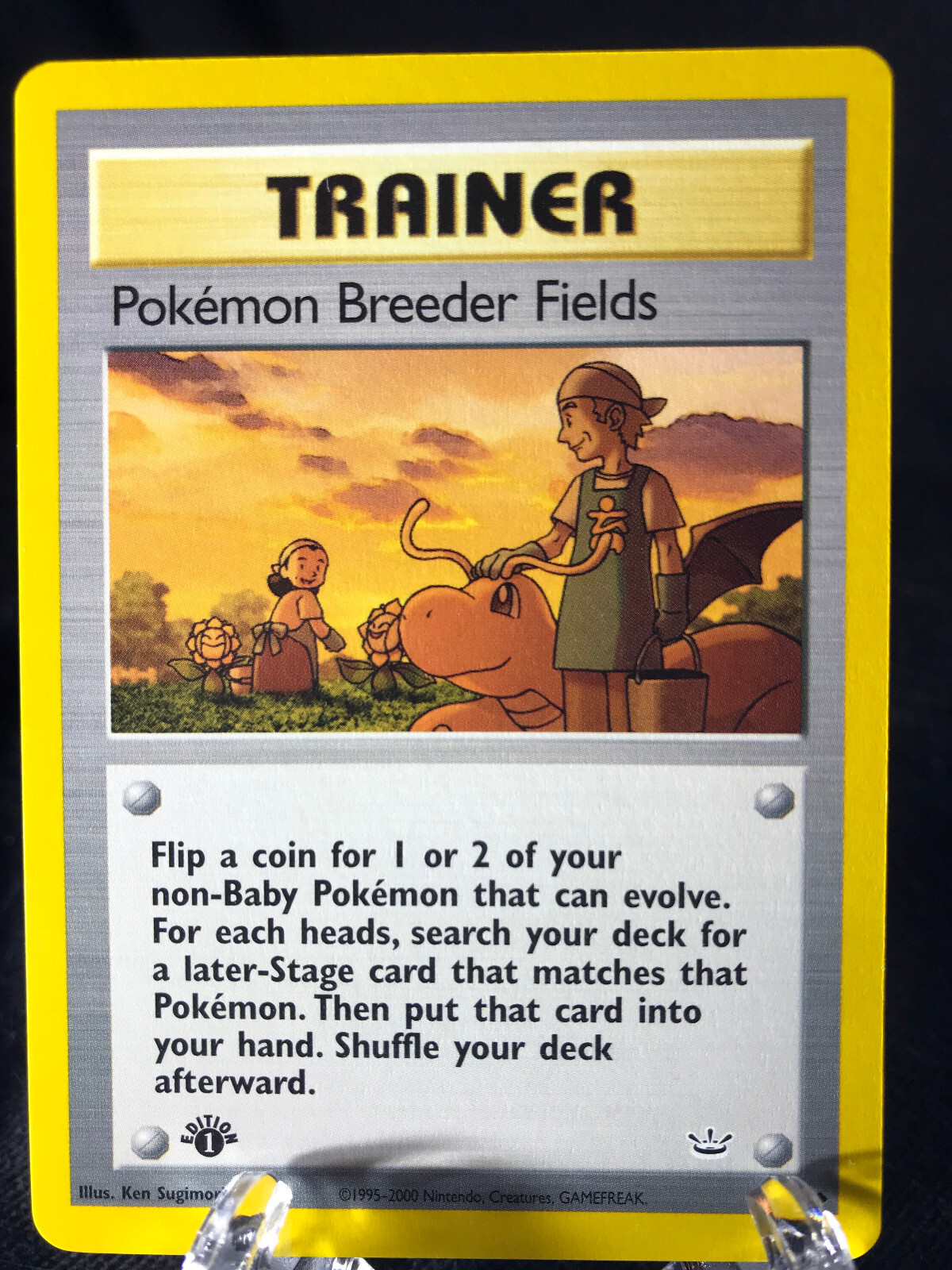 Pokemon BREEDER FIELDS 62/64 Neo Revelation 1st EDITION TCG NM Never ...