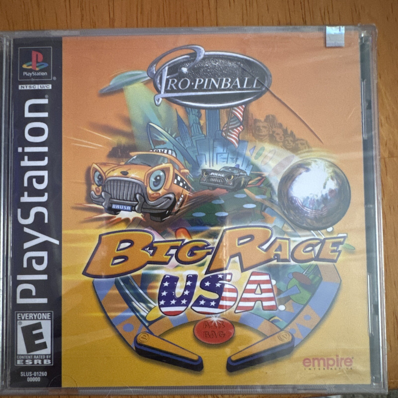 Pro-Pinball Big Race USA PS1 PlayStation 1 *NEVER OPENED* 744788401283 ...