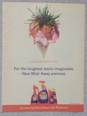 1996 Magazine Advertisement Page Wisk Away Laundry Pretreat Vintage ...