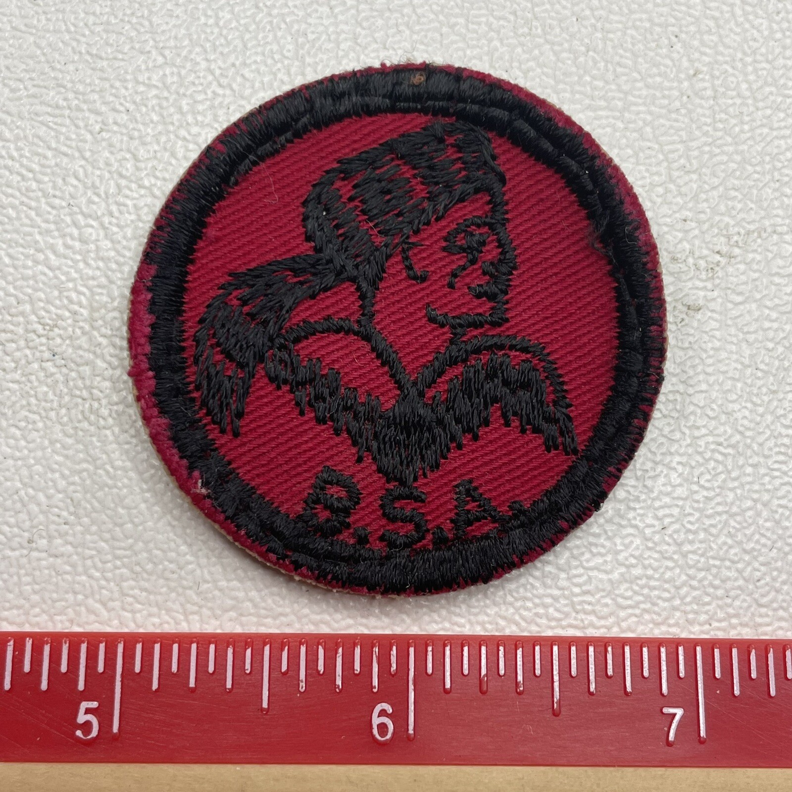 Vtg Boy Scouts Patrol Emblem Twill Patch (Coonskin Cap, Frontiersman ...