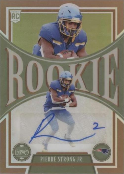 2022 Panini Legacy - Rookies Pierre Strong Jr. #167 Premium Penmanship ...