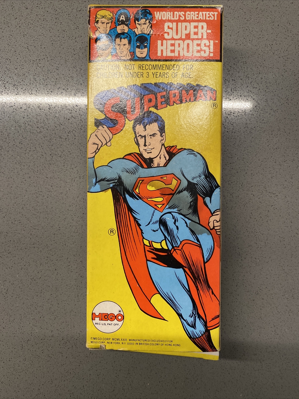 1972 Mego SUPERMAN All Original & Complete In Original Box W/ Rare ...