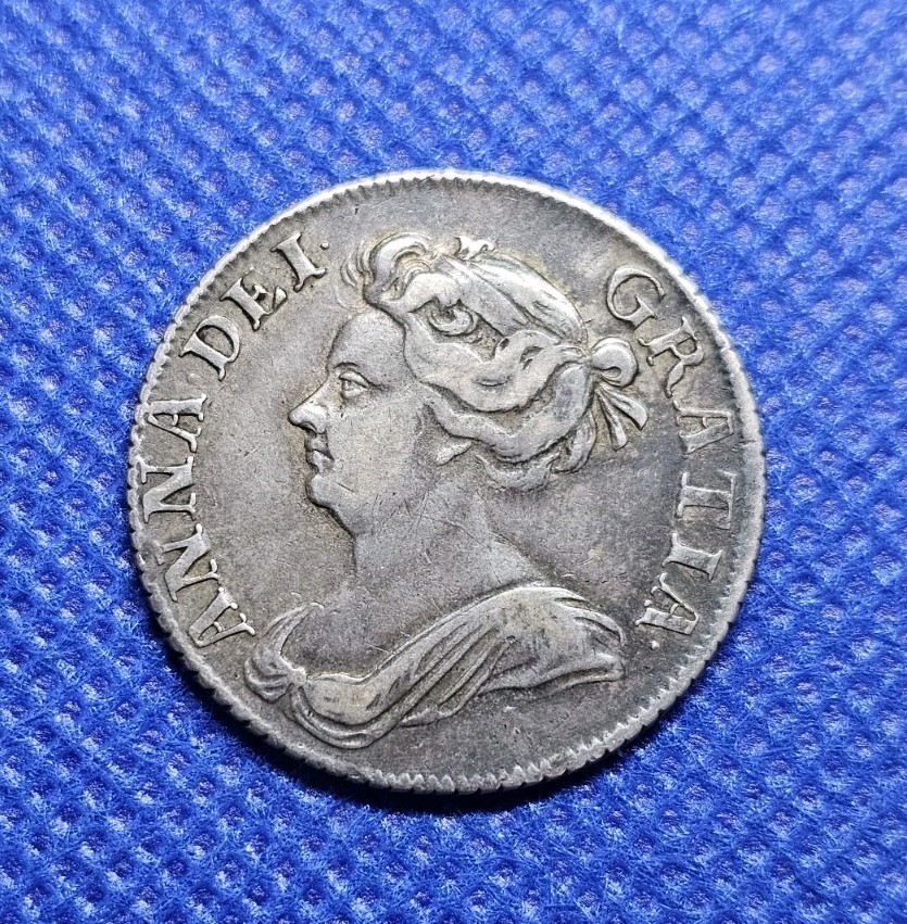 1709 Shilling Queen Anne British Silver Coin | eBay UK