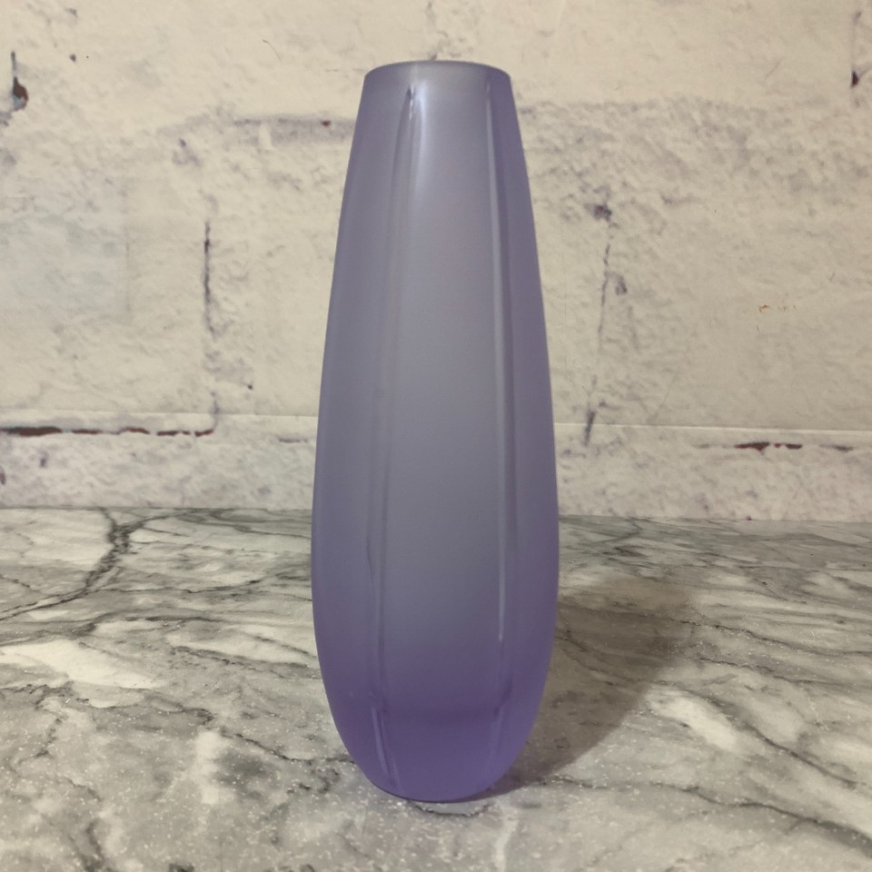 Caithness Glass Translucent Purple Posy Vase 7" Tall Made in Scotland ...