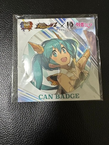 Hatsune Miku Monster Hunter Collaboration Can Badge Naoki Saito Capcom ...