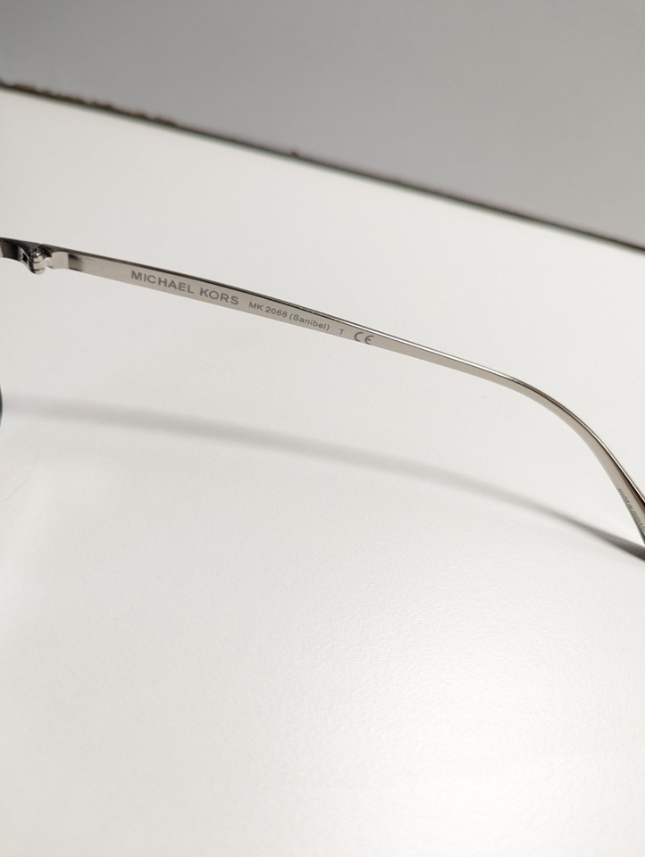 MICHAEL KORS SANIBEL MK2066 Purple Lens Women Cat Eye Sunglasses SIZE ...