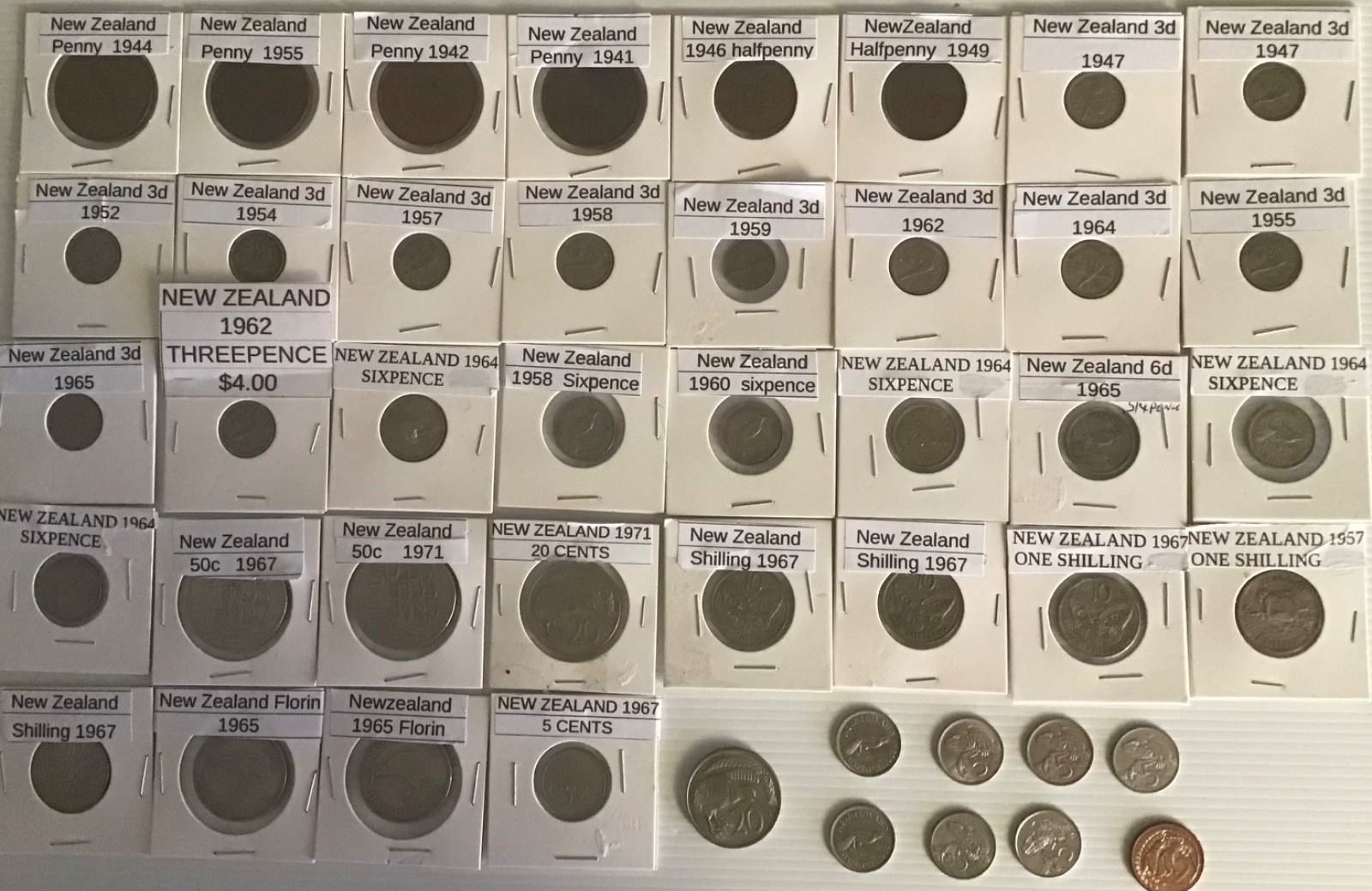 New Zealand Large Mixture of Coins (44Coins) | eBay Australia