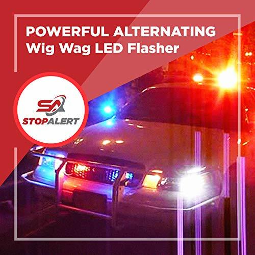 WigWagger 72 ALTERNATING EMERGENCY POLICE Flatbed WIG WAG FLASHER LED ...