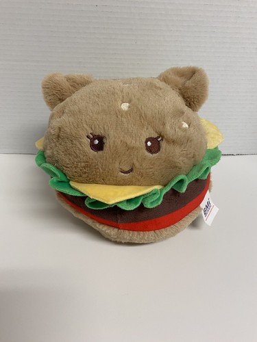BMI Merchandise Cheeseburger Bear Plush Pillow Stuffed Animal Pillow ...