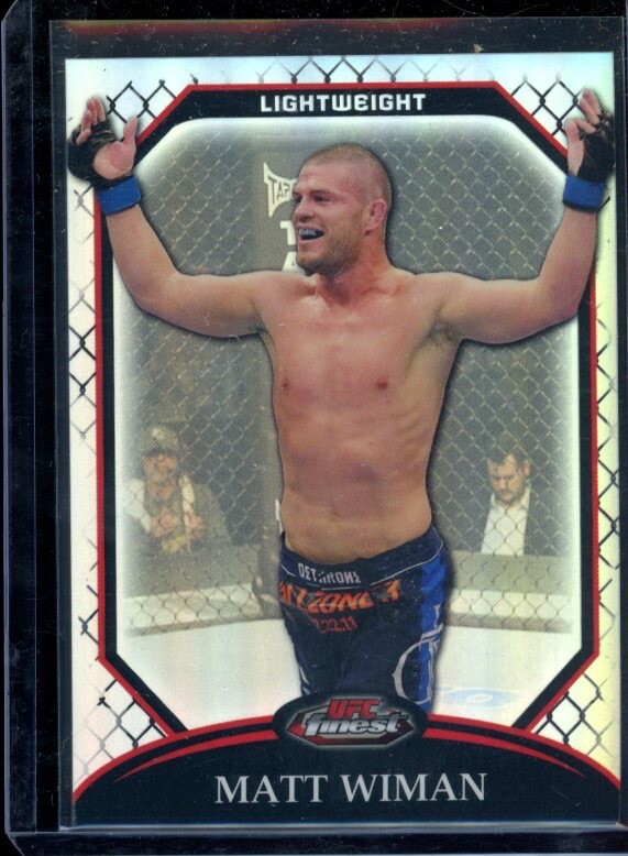 2011 Topps UFC Finest Refractor #732/888 Matt Wiman #41 | eBay