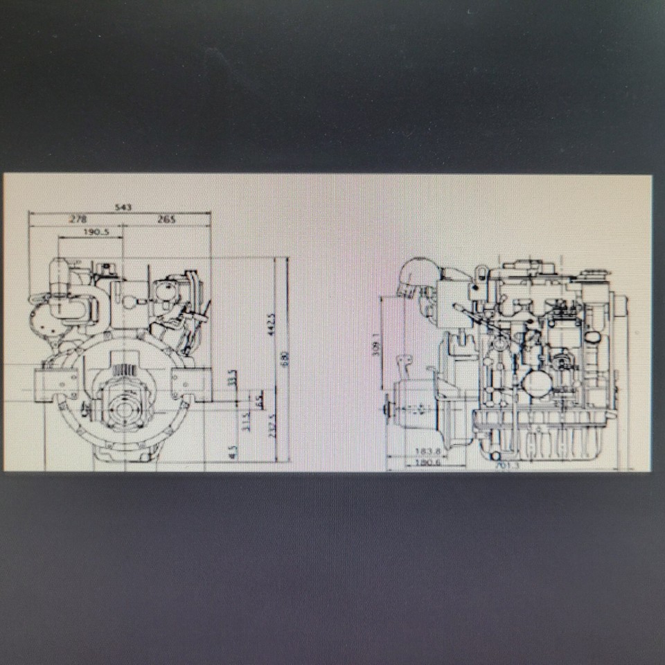 Yanmar 3JH25a Inboard Marine Diesel Engine for Lifeboat | Japan ...