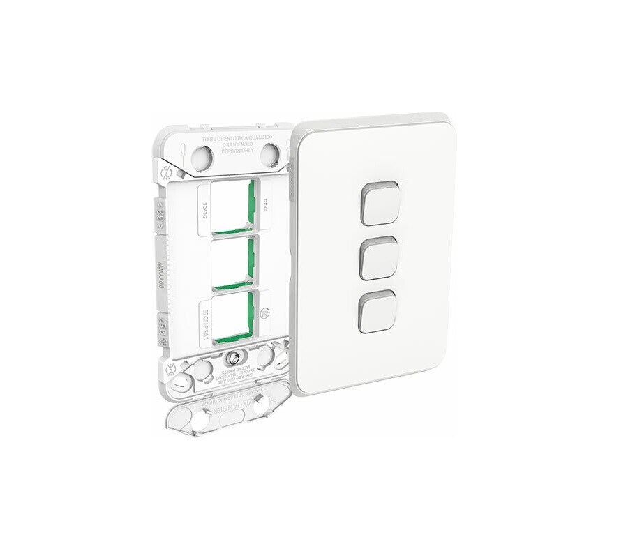 Clipsal Iconic Light Switch Power Point GPO Dimmer White, 53% OFF