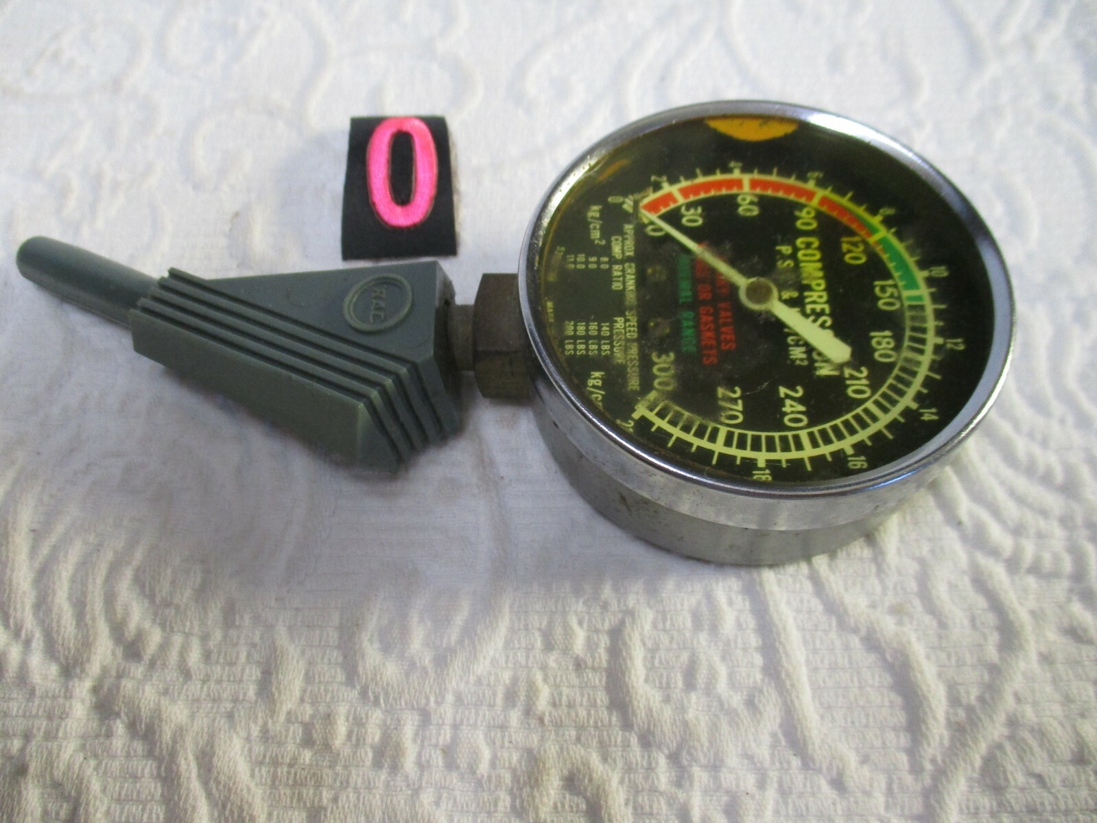 Vintage RAC Compression Tester 53501780 Compression Checker Made in USA ...