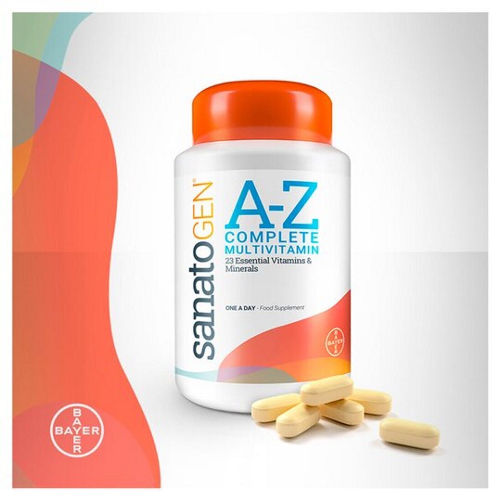 A-Z Complete Vitality Multivitamin, Minerals, Immune System. Sanatogen ...