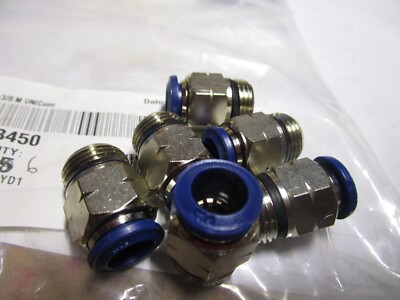 3/8" Tube x 3/8" Male Universal Thread Nickel Plated Brass PTC ...