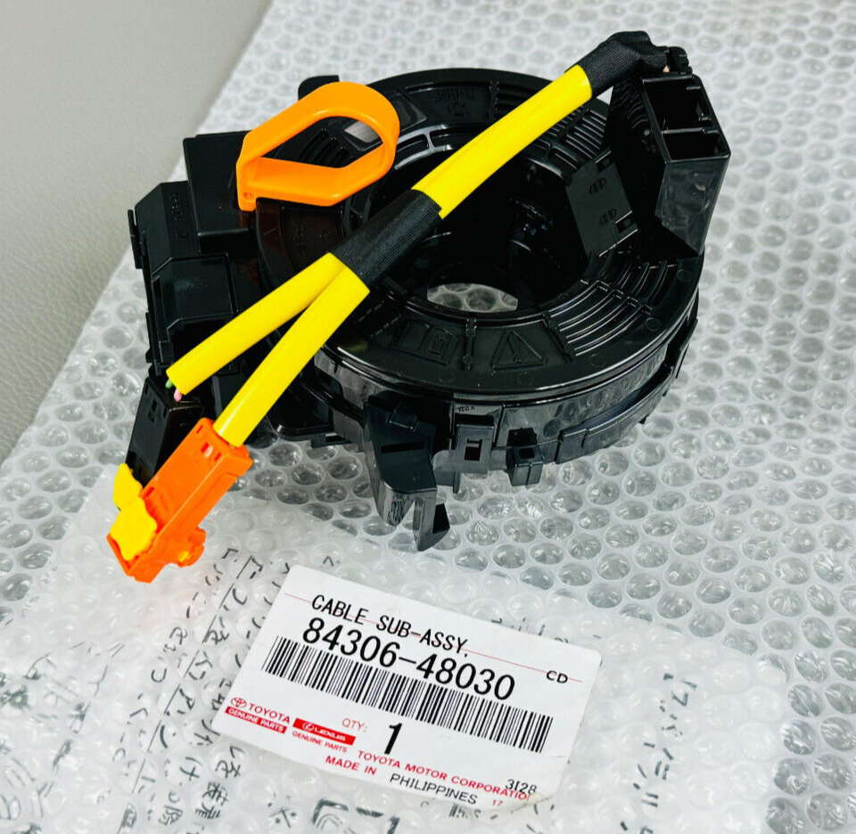 84306-48030 Genuine OEM Cable Spiral for Toyota Lexus 8430648030, 84306 ...