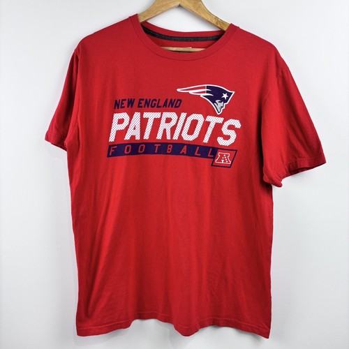 New England Patriots NFL Red Team Apparel TShirt Size Mens Large ...
