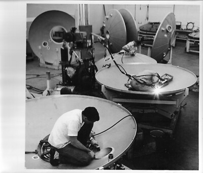 BULKHEADS OF THOR MISSILE TANKS SANTA MONICA 1959 8" X 10" B/W ORIGINAL ...