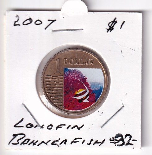 AUSTRALIAN: 2007 $1 OCEAN SERIES LONGFIN BANNERFISH #4340 | eBay