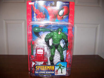 AMAZING SPIDER-MAN TAIL-STRIKE SCORPION FIGURE WITH STINGER LAUNCHING ...