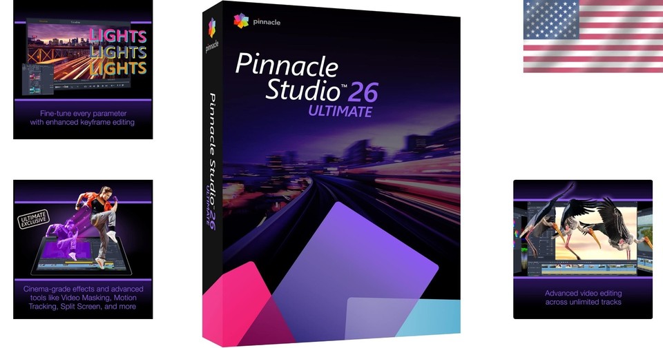 Pinnacle Studio 26 Ultimate: Pro-Level Video Editing & Screen Recording ...