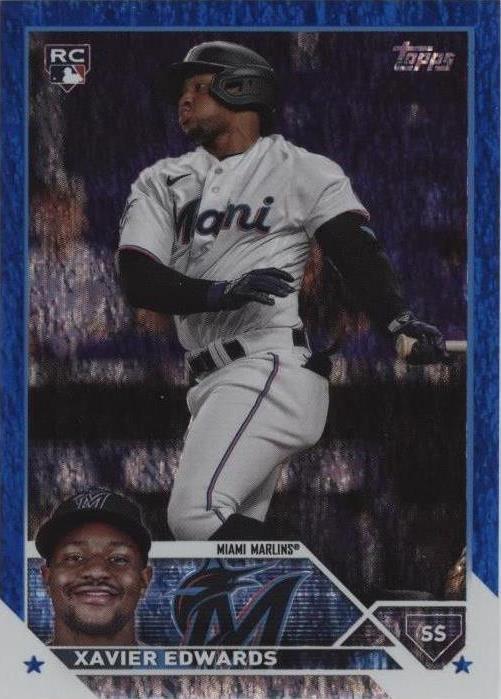 2023 Topps Update Series - Xavier Edwards #US296 Blue Foil /999 (RC ...