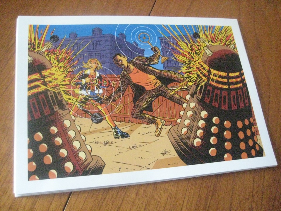 Doctor Who Art Print The 15th Doctor (Ncuti Gatwa) vs the Daleks by ...