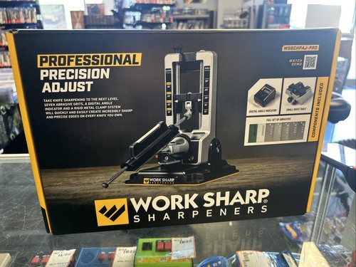 Work Sharp WSBCHPAJ-PRO Professional Precision Adjust Knife Sharpener ...