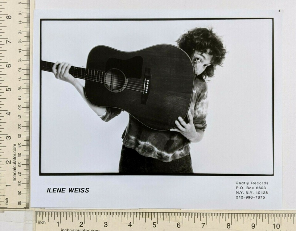 1992 Ilene Weiss Singer Songwriter Music Press Photo Outside and ...