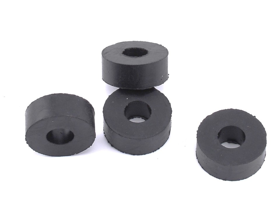 3/8" id Rubber Spacers Isolators Mounts 4 Sizes Available 4 Spacer Pack ...