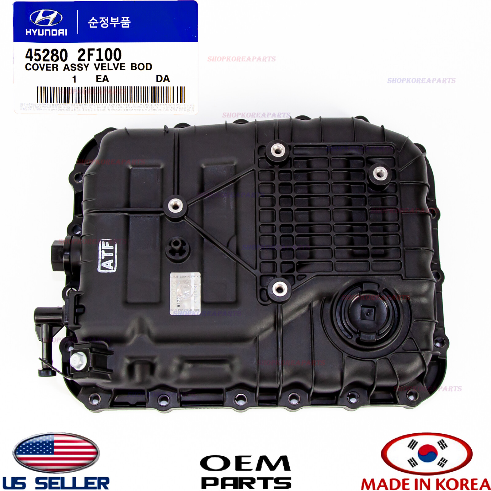 Genuine Valve Body Cover Transmission Oil Pan ⭐OEM⭐ Elantra Veloster ...