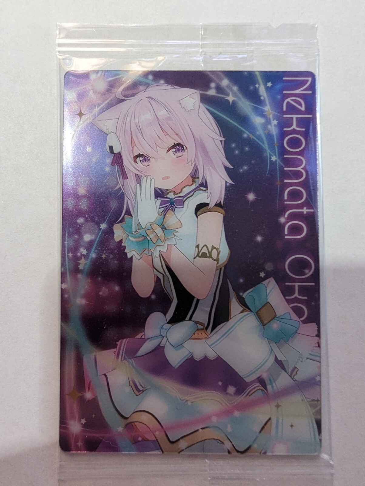 Nekomata Okayu Idol Outfit Hololive Wafer 2 Metallic Foil Card Sealed ...