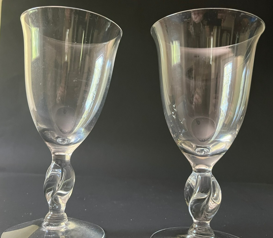 *Lot of 4* Duncan & Miller Canterbury Water Goblet Set of 4 1939 ...