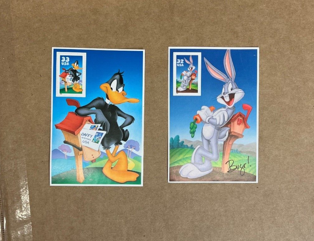 1997 Bugs Bunny 1999 Daffy Duck USPS stamp sheet Looney Tunes | eBay