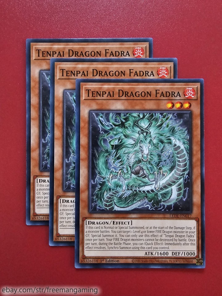 Yugioh Tenpai Deck Core Set 21 card LEDE Dragon Chundra Sangen ...