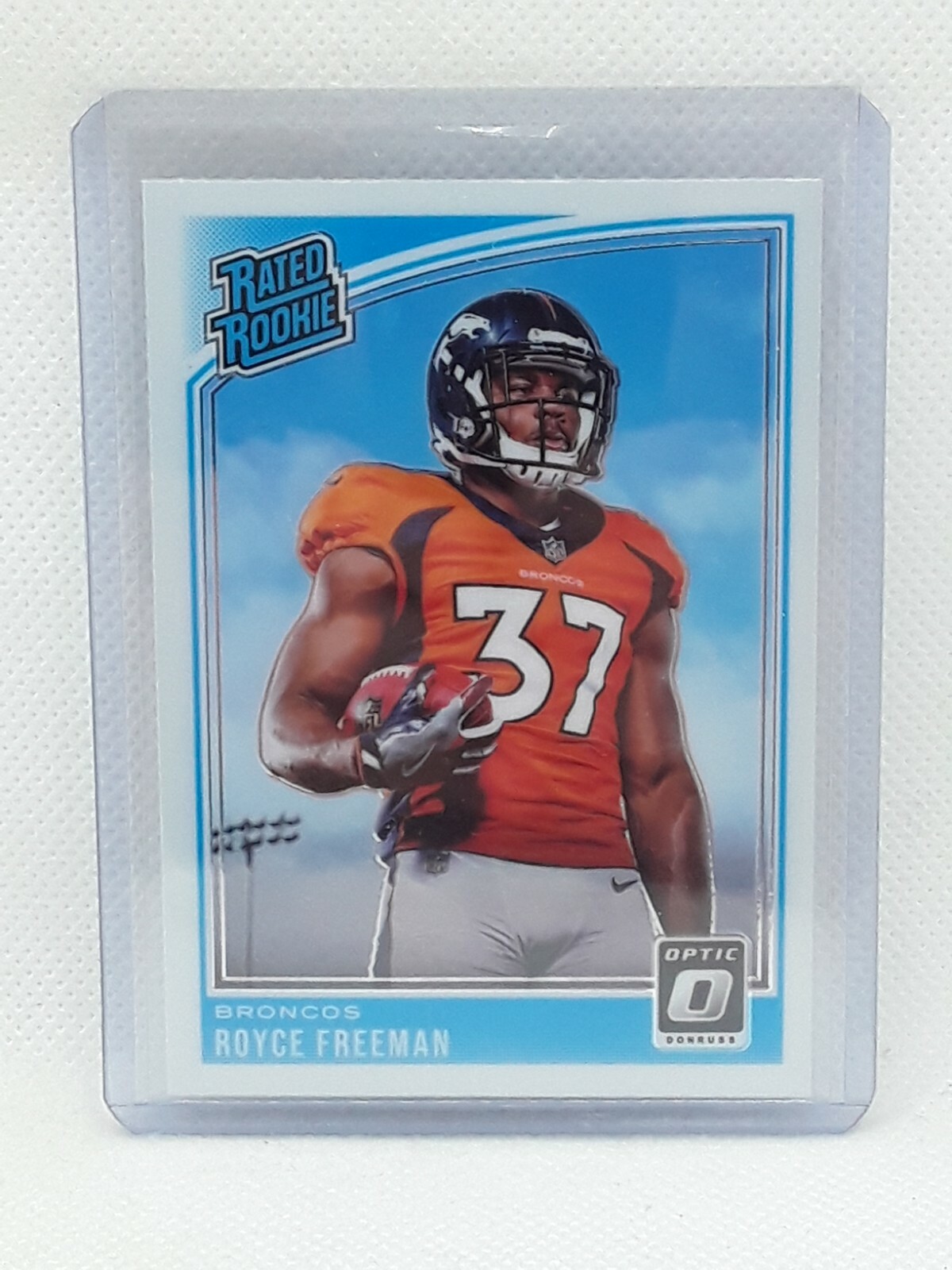 Royce Freeman 2018 Donruss Optic Football - Rated Rookie #173 - Denver ...