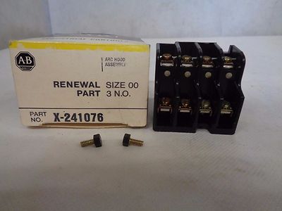 NEW ALLEN-BRADLEY X-241076 CONTACT BLOCK WITH CONTACTS SIZE 00 | eBay