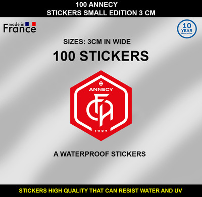 ANNECY AUTOCOLLANT WATERPROOOF STICKERS SMALL SIZES 3CM VINYLE ORIGINAL ...